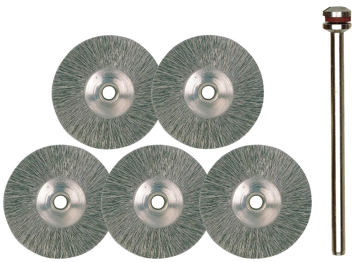 PROXXON Steel Wire Brush Wheel Set